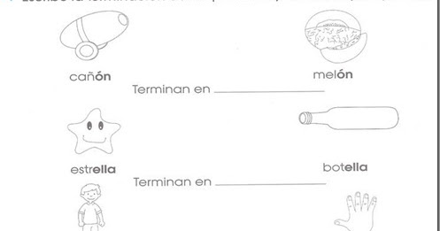 Proyectos escolares: Ejercicio de Rima – Primer grado de primaria